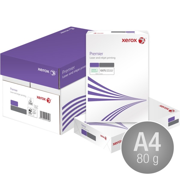 Xerox Premier kopipapir, A4/80g/500 ark. | Lomax