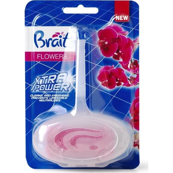 Brait WC Blok med duften "Flowers", 40g - køb her idag! | Lomax