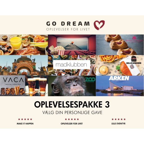 Go Dream Gavepakke 300 kr. - køb dem hos Lomax! | Lomax A/S