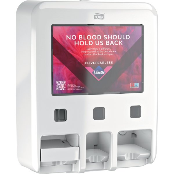 Tork Period Care Dispenser, Hvid - Fri Fragt | Lomax