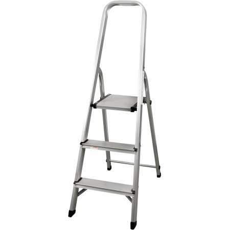 Trappestige 3 trin, aluminium, højde 62 cm - Lomax A/S