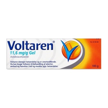 Voltaren Gel, 100 g - Køb Voltaren hos Lomax her - Se! - Lomax A/S