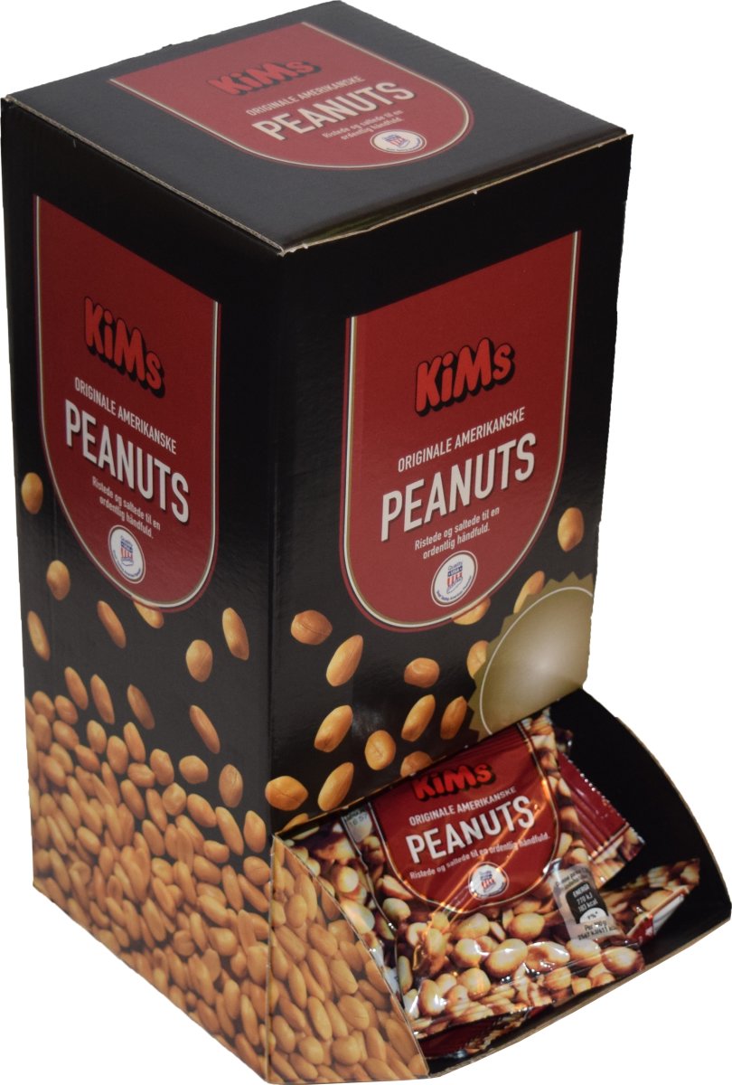 Kims Saltede Peanuts Mini Poser, 36 poser á 30 g | Lomax A/S
