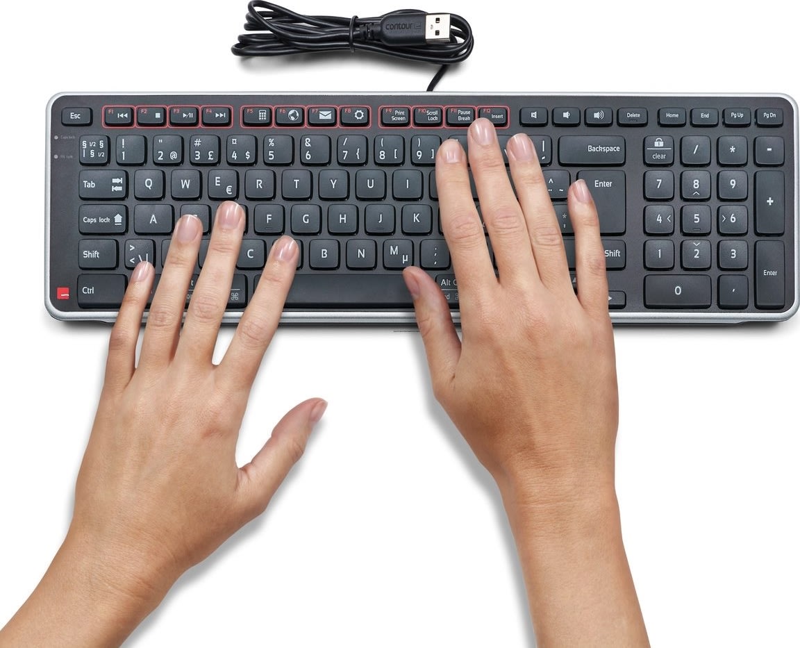 Contour Balance Keyboard PN Wired | Lomax A/S