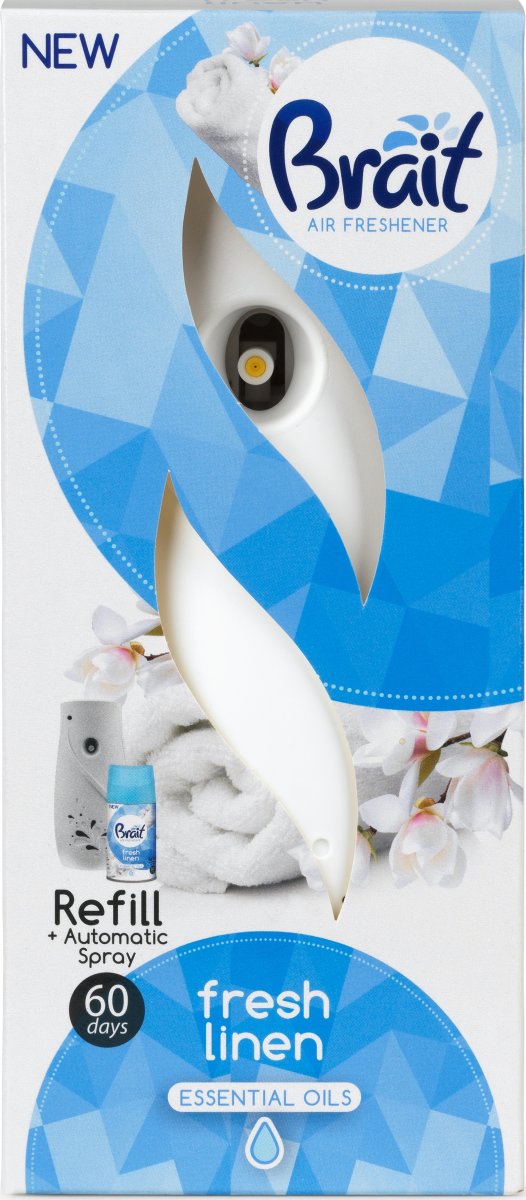 Brait Air Freshener Starter | Fresh Linen | Lomax