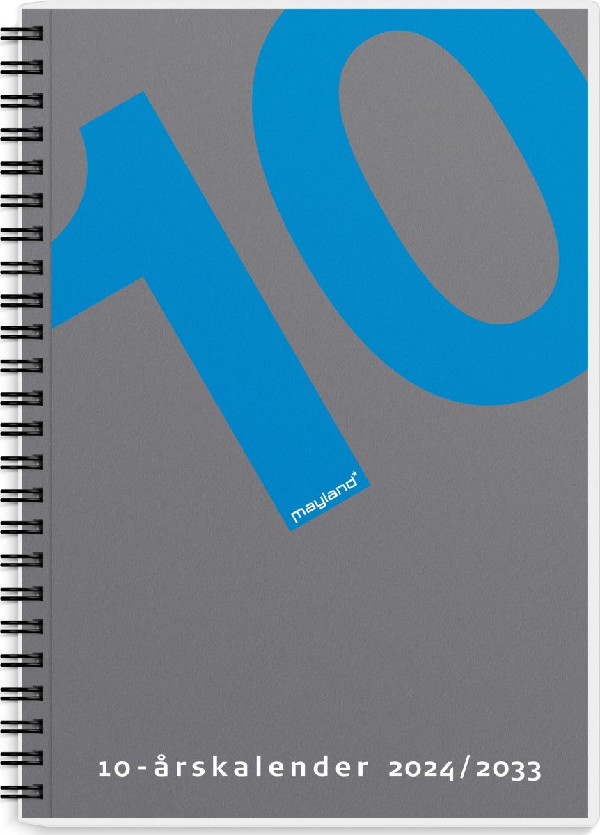 Mayland 2024 10-års kalender | A5 | Lomax