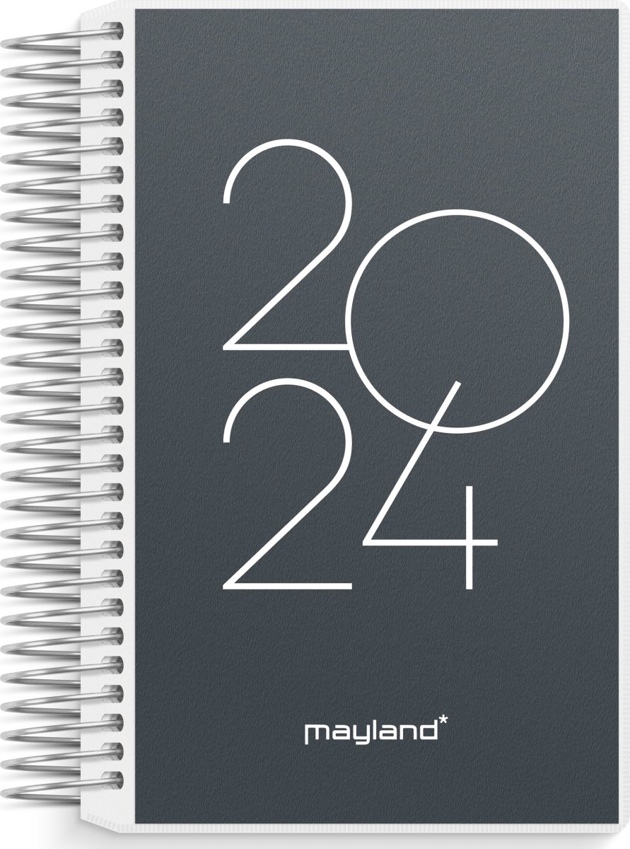 Mayland 2024 Mini spiralkalender m/4 illu. | 1-dag | Lomax