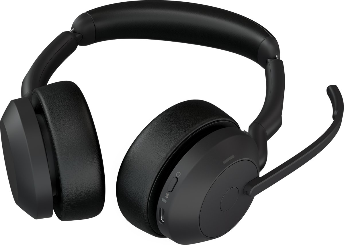 Jabra Evolve2 55 UC Stereo Headset Med Ladestand Lomax