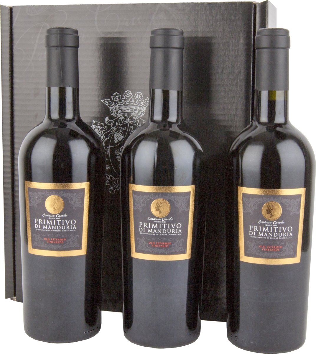 Primitivo di Manduria DOC Puglia 3 stk. i gaveæske - Lomax A/S