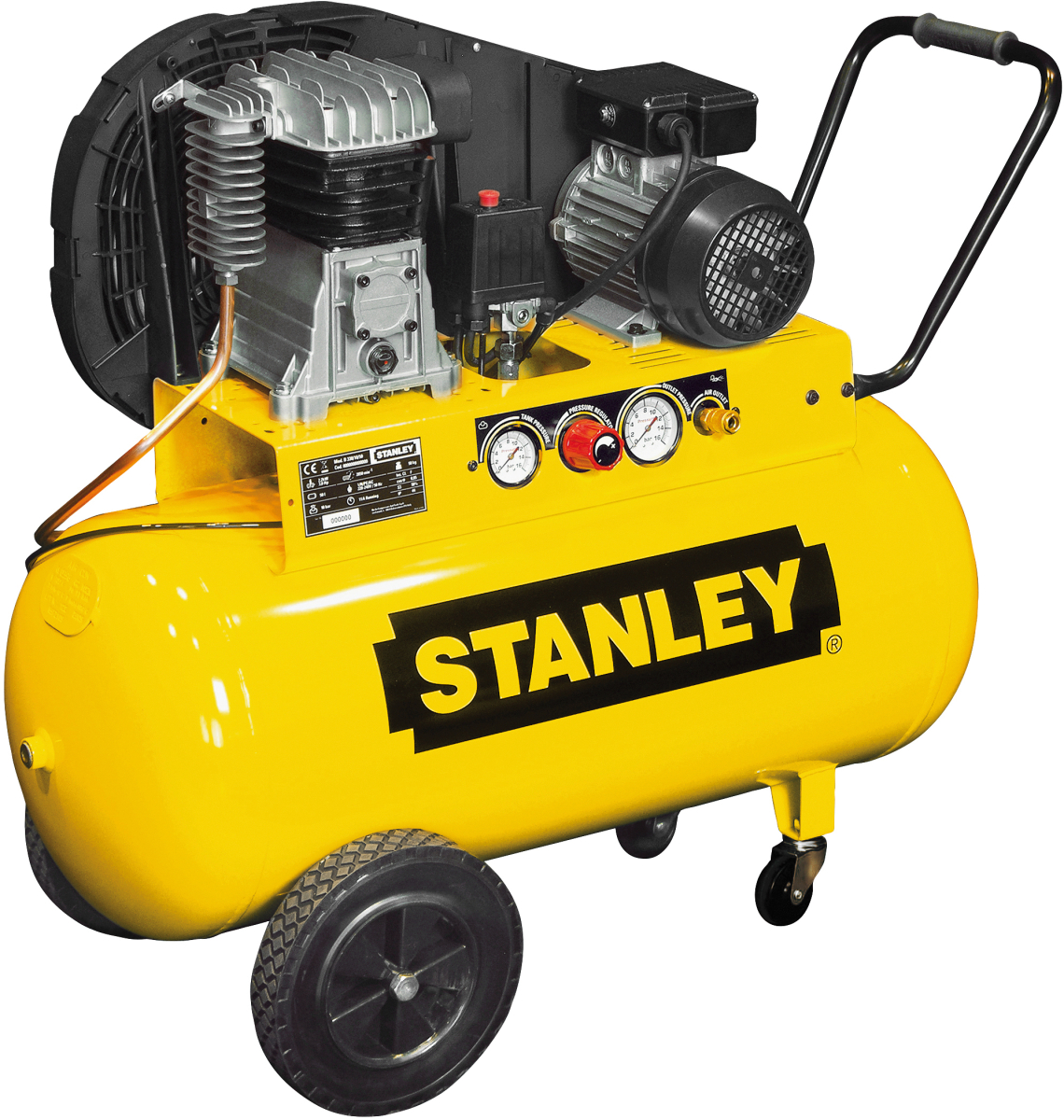 Stanley kompressor, 100 l, 3 hk, 10 bar - køb til fast lav pris - Lomax A/S